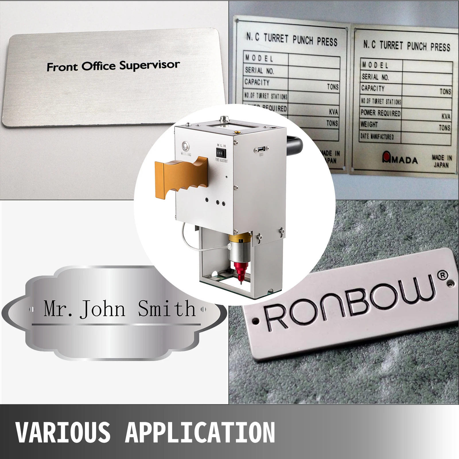 Portable & Compact Nameplate Marking Machine Electric Marking Machine ...