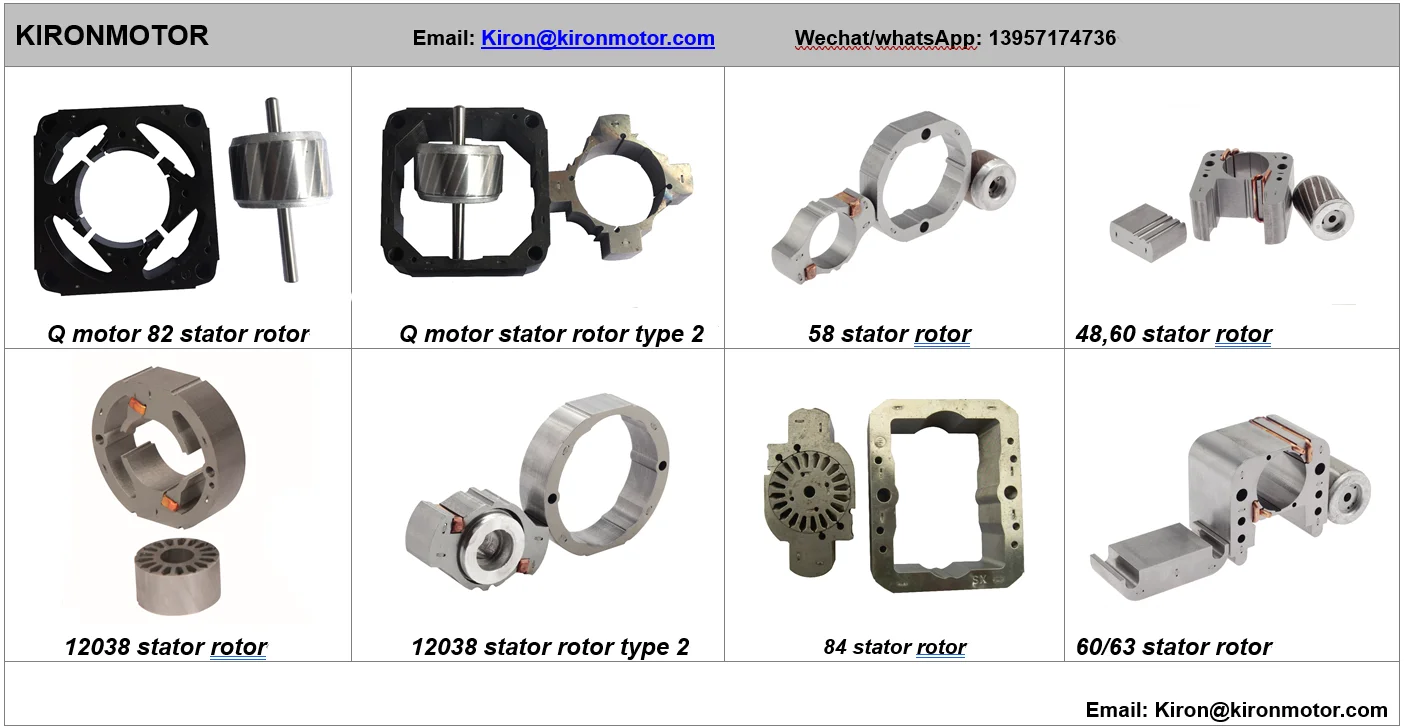 61 Shaded Pole Motor Stator and Rotor - KIRON Motors
