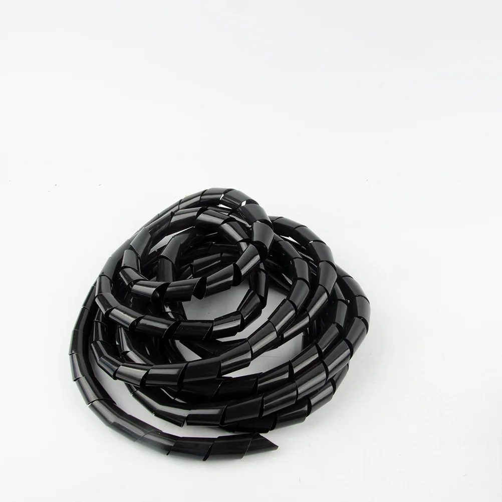 10m 6mm Cable Protector Spiral Wrap Sleeving Band Tube Line Wire ...