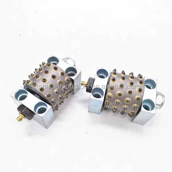 60 Teeth Floor Grinding Bush Hammer Plate Bits - Buy Diamond Rollers ...