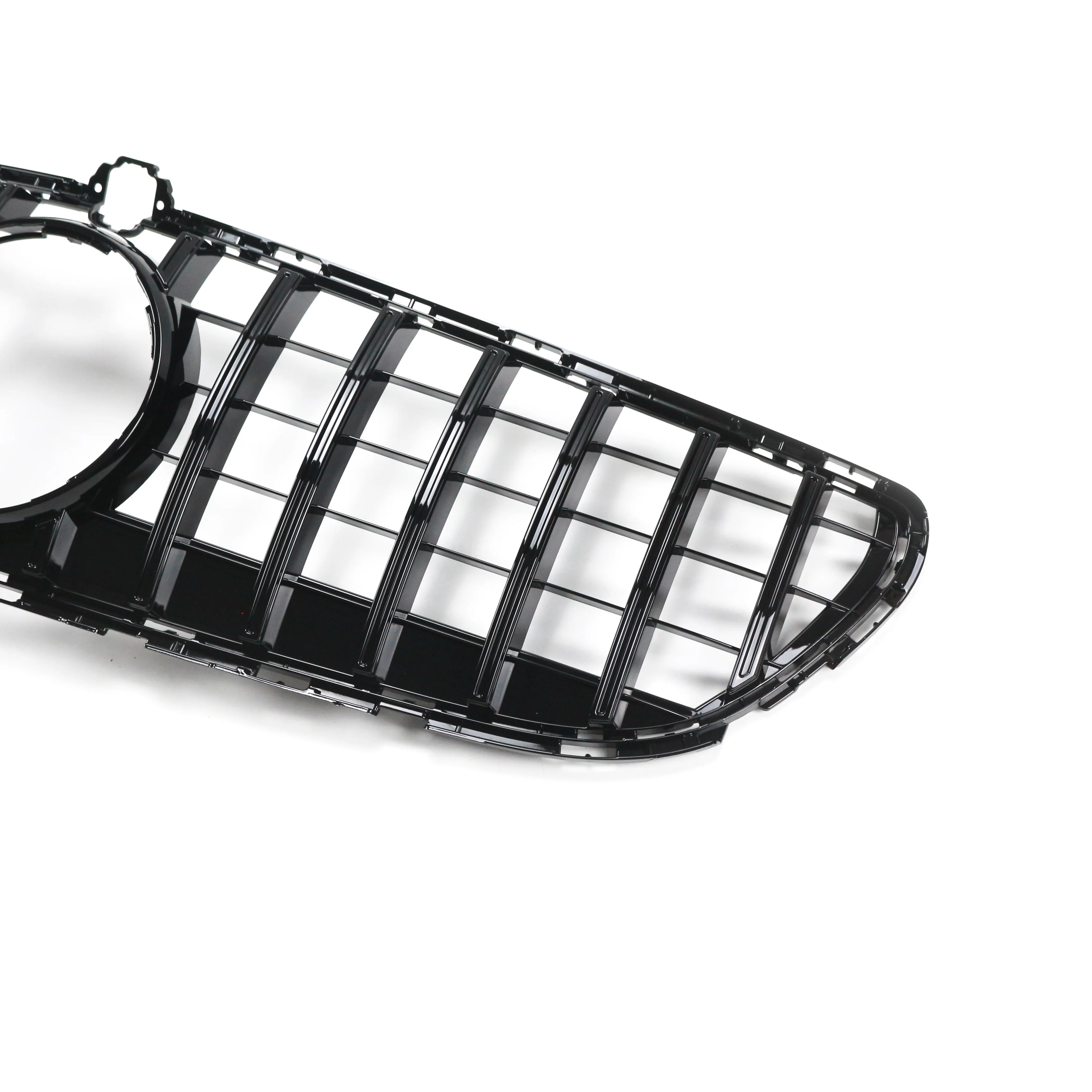 Abs Grille Black Vertical Look Grille Gtr Style Front Bumper Grill For ...