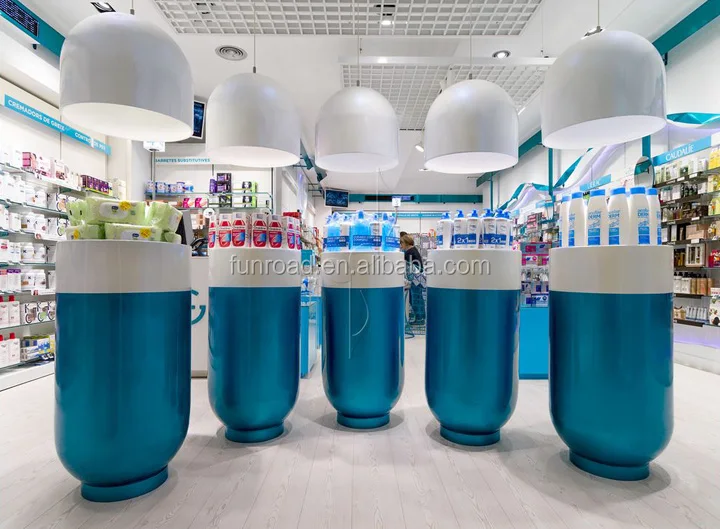 Unique Capsule Shape Wooden Pedestal Design Capsule Window Display ...