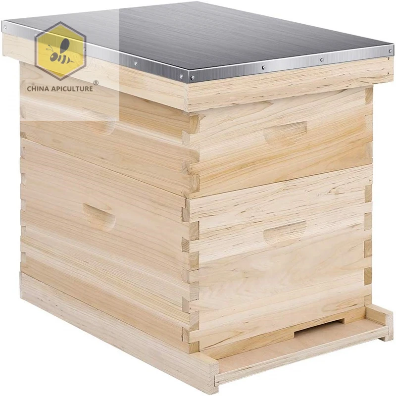 Beekeeping Tools 10 Frame American Beehive 20 Frame Complete Box Kit ...