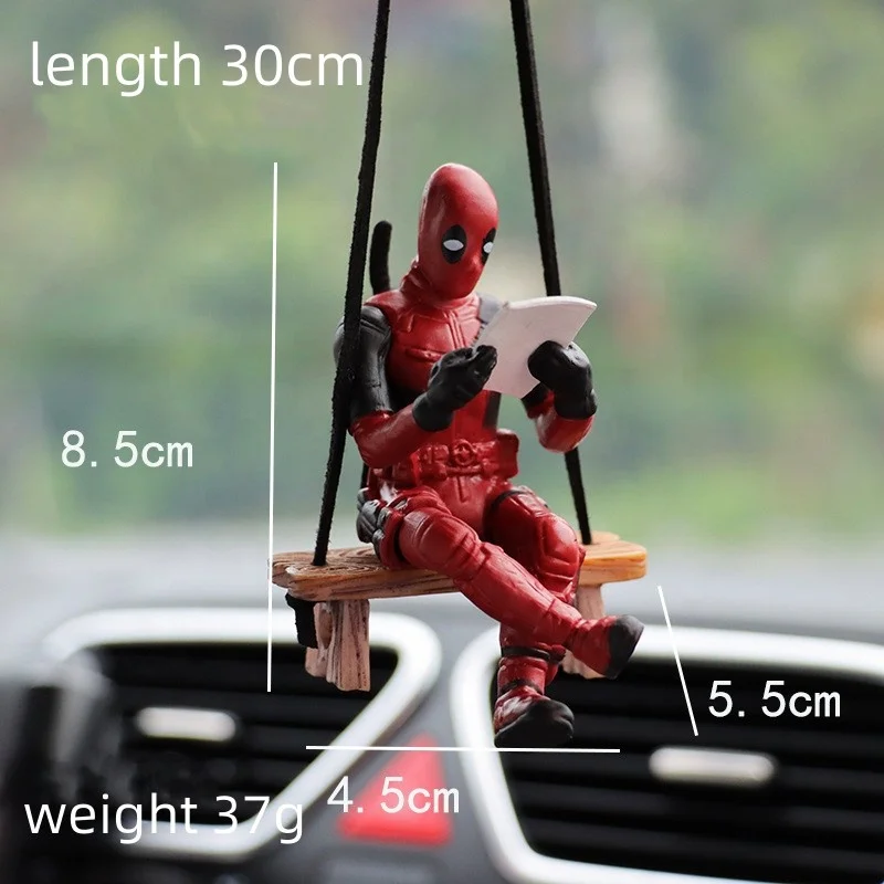 Deadpool Anime Figurine Swing Pendant Car Accessory - OEM | Wholesale