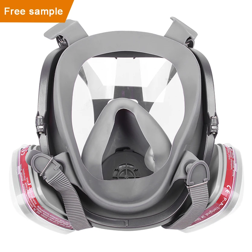 Personal Protective Equipment FM-102B Full Face Gas Mask Double Filter ...