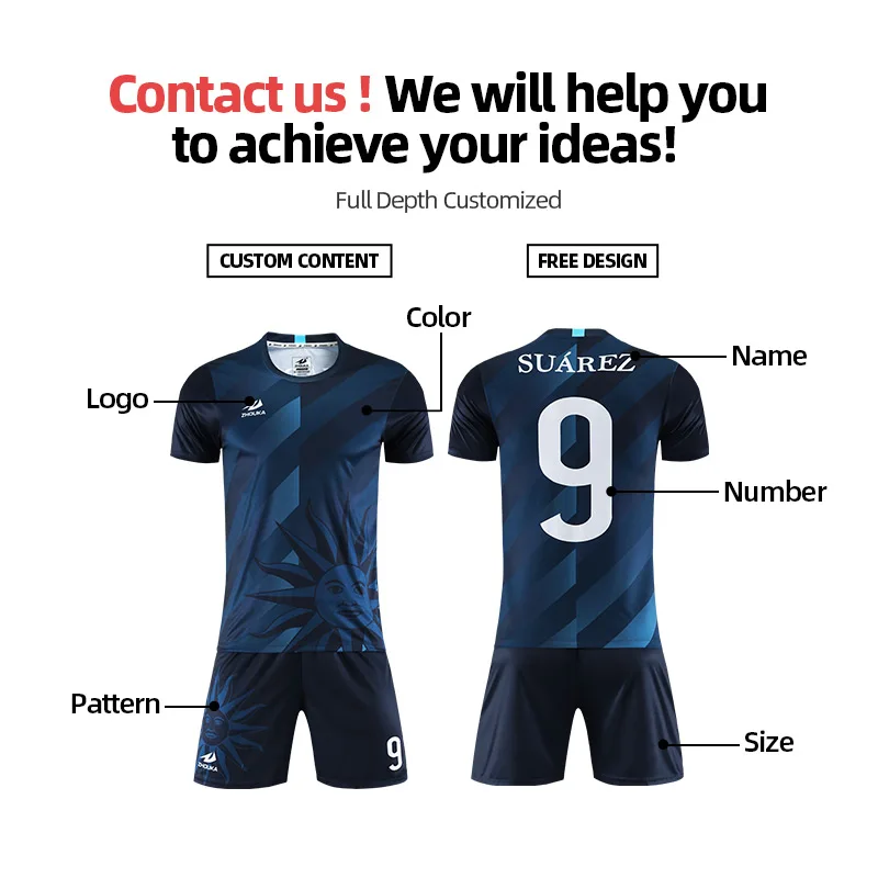 Custom Made Football Uniforms - Team Club Sport Jerseys