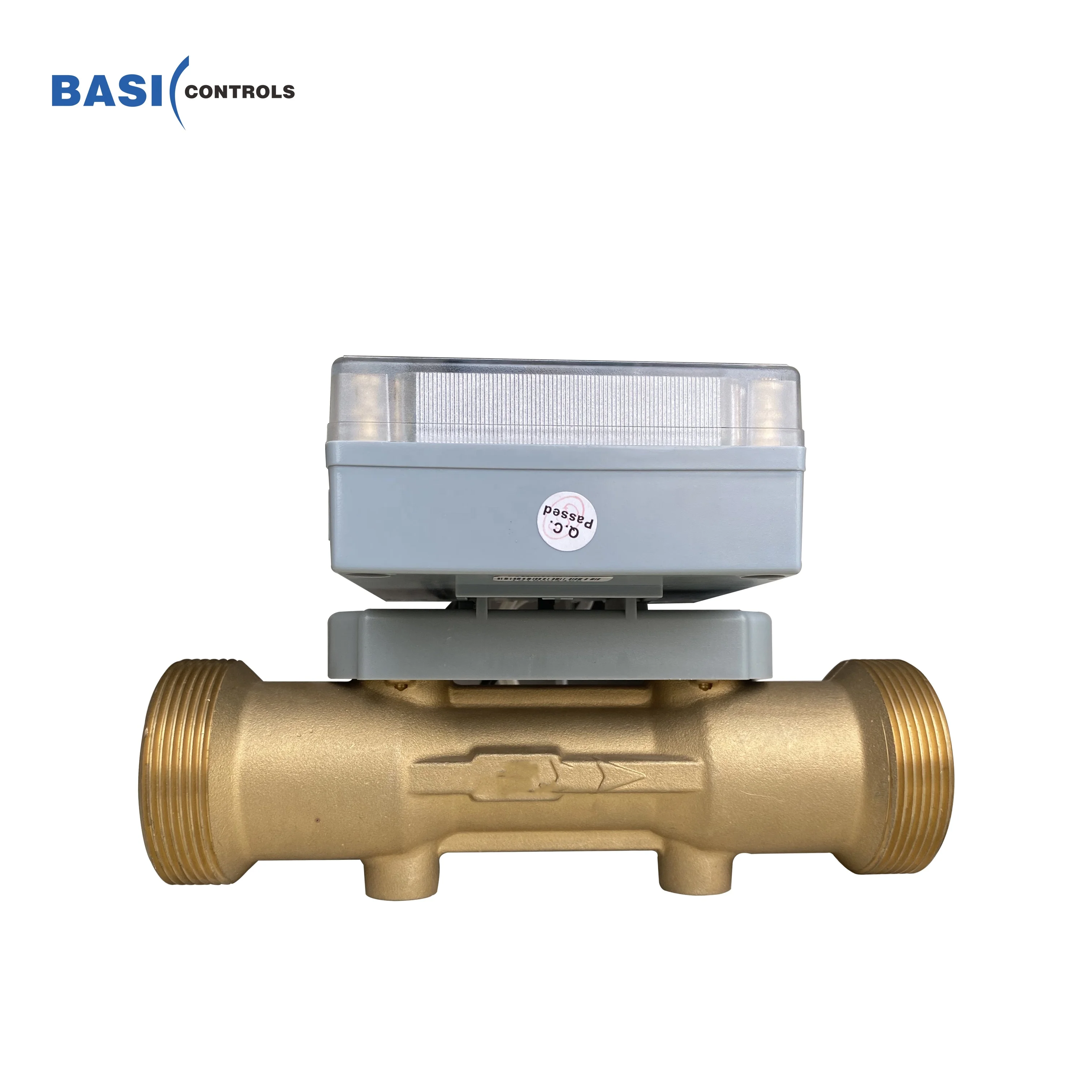 Basic Liquid Btu Ultrasonic Heat Flow Meter Dn32 Brass Ultrasonic Btu ...