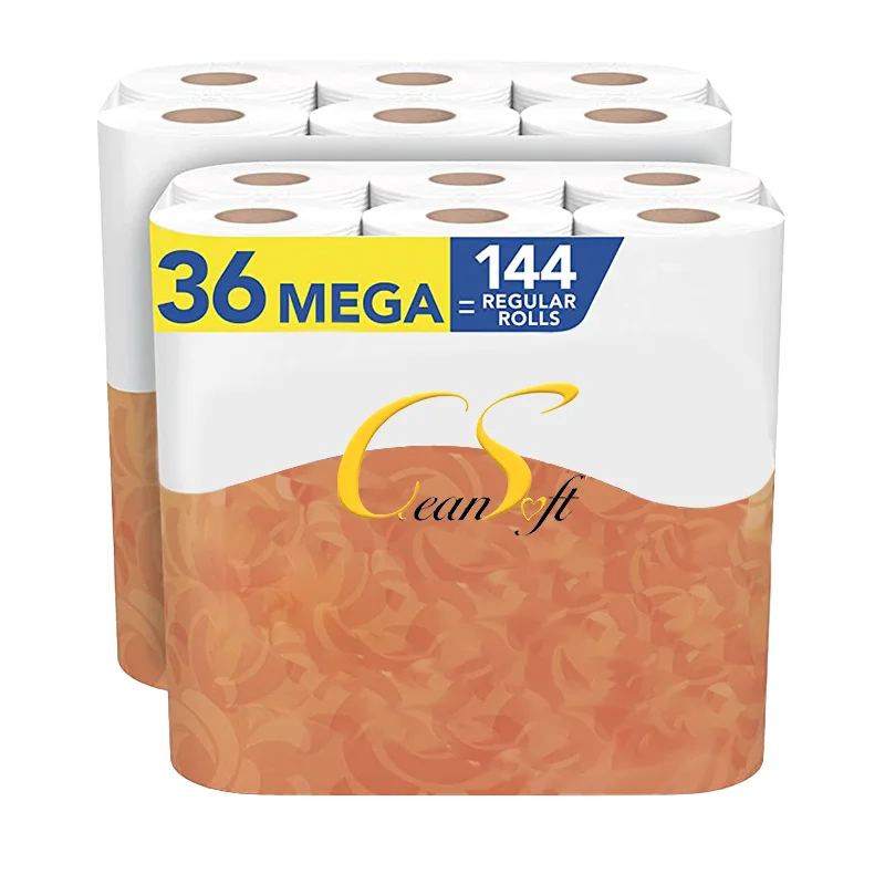 Cheap Biodegradable 3ply Toilet Tissue Roll Embossed Virgin Bamboo Pulp ...