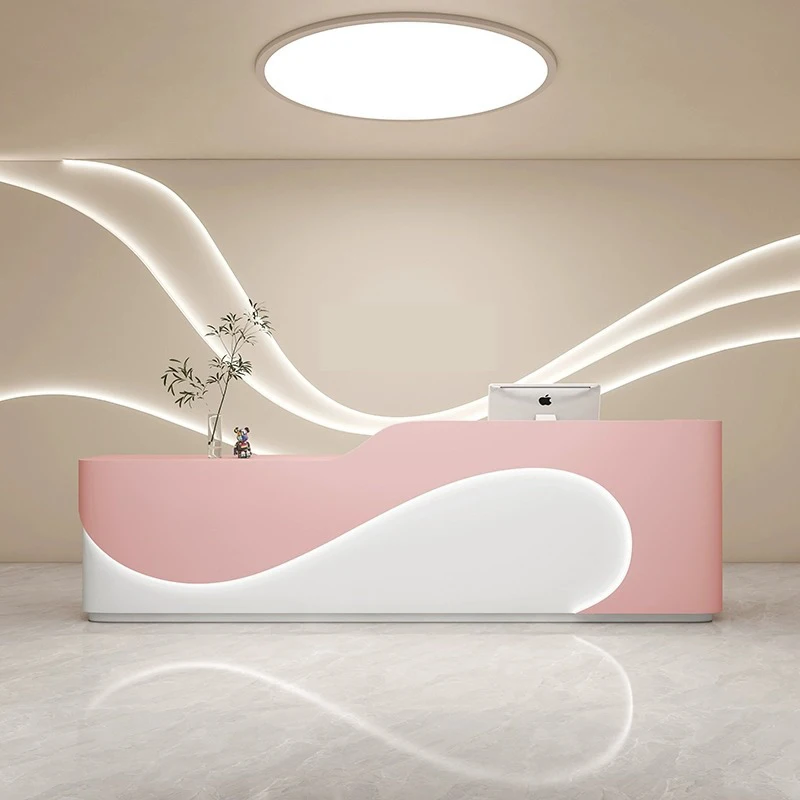 Modern New Beauty Hospital Large Clinic Company Reception Counter ...