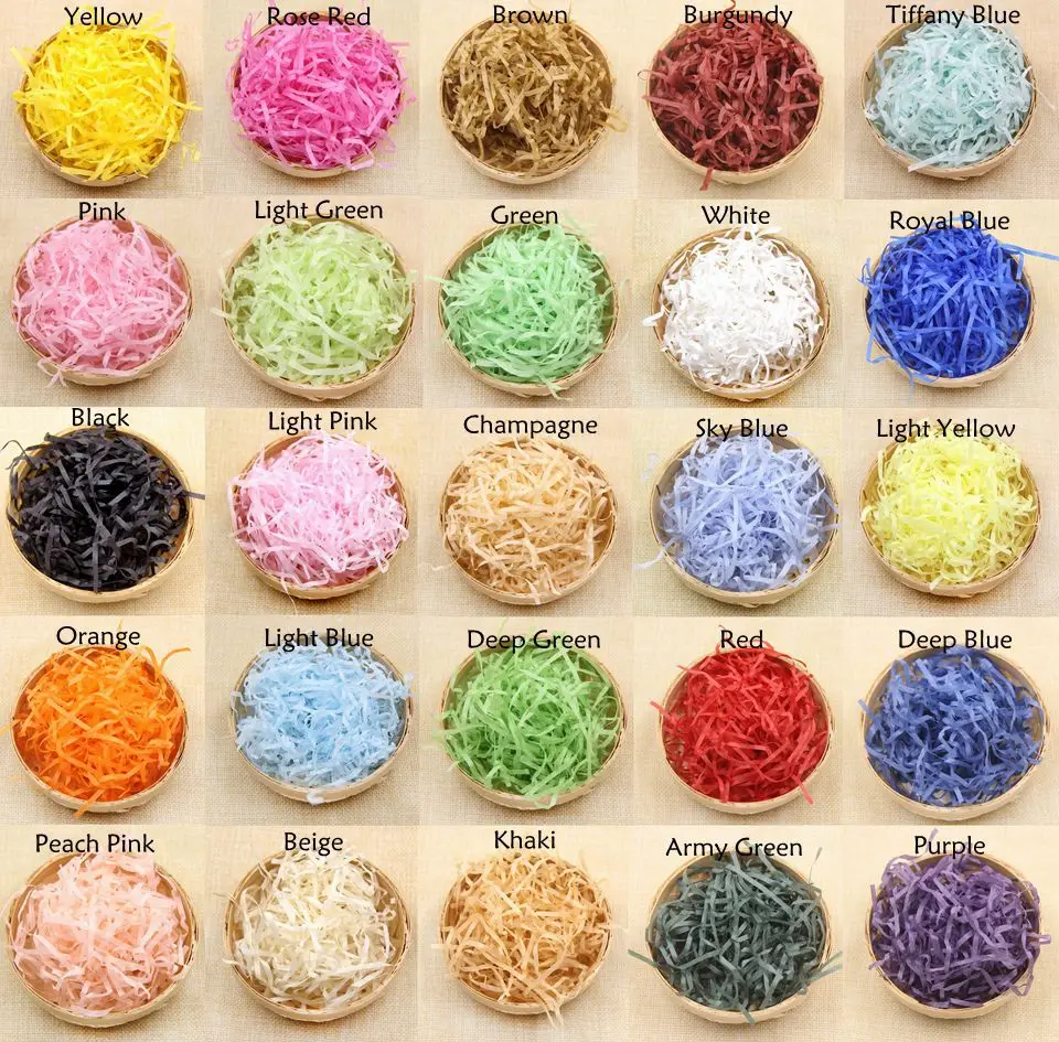 Crinkle Cut Shredded Paper - Versatile Gift & Craft Fill