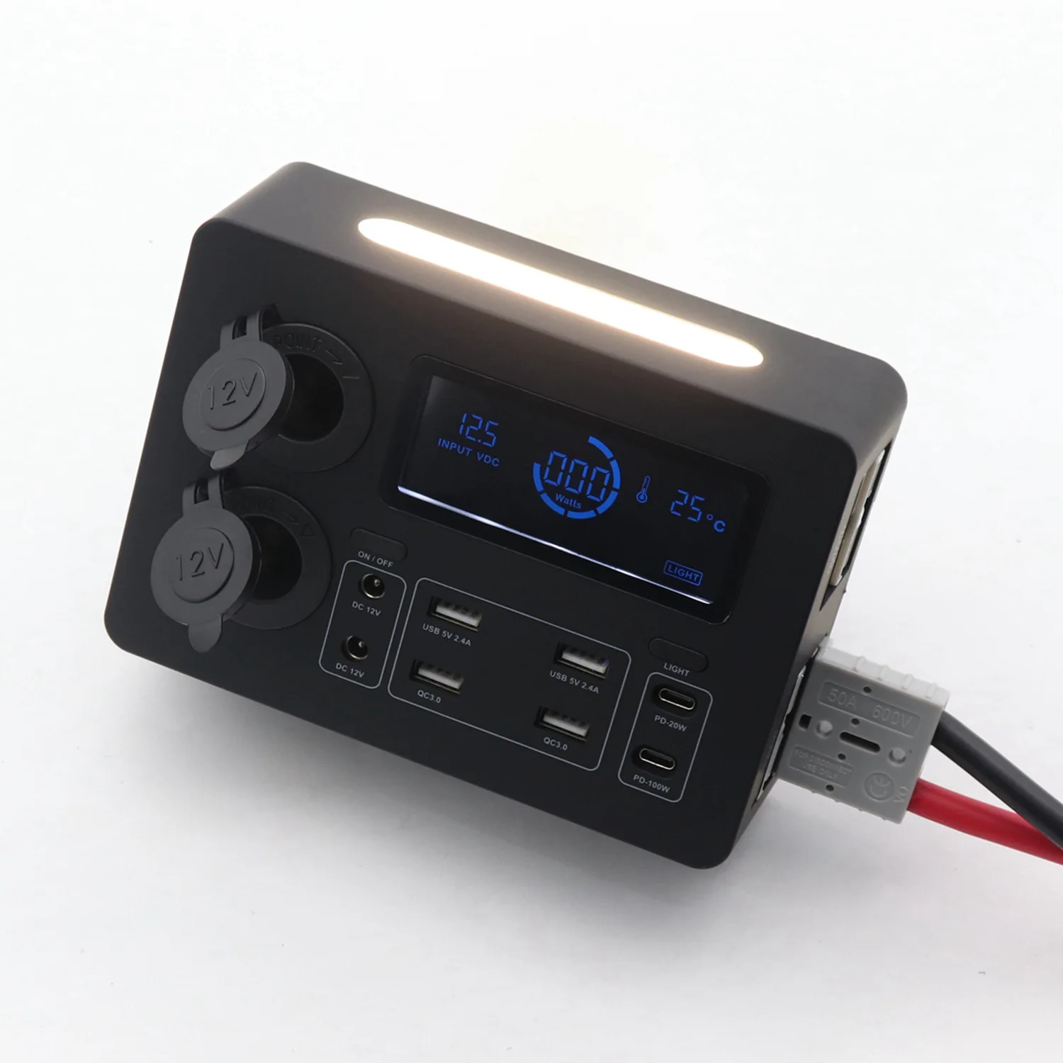 DC 12V Mini Power Control Box Power Hub Multi Usb Port Battery Box for ...