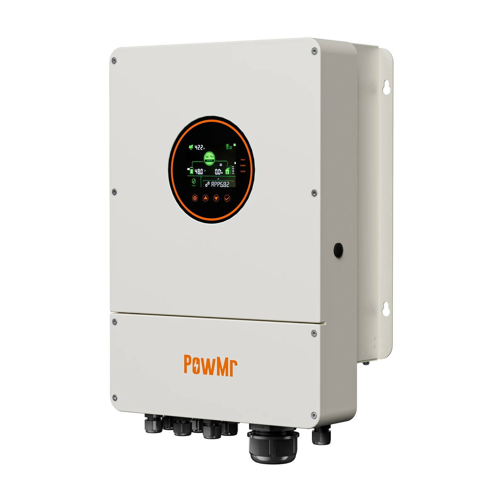 Powmr库存ip65逆变器5.5kw 48v内置inmppt控制器正弦波太阳能欧洲标准离网混合逆变器 - Buy 混合逆变器,Ip65逆变器,5.5kw 48v 60a All-in-one ...