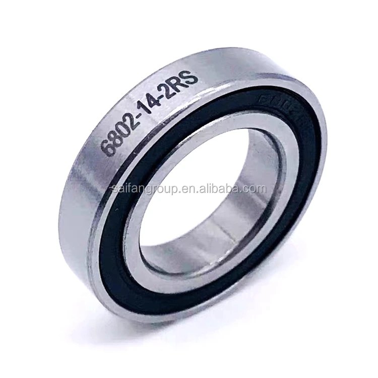 6802-14 Miniature Bearings 6802-14 2rs Saifan 6802/14 Deep Groove Ball ...