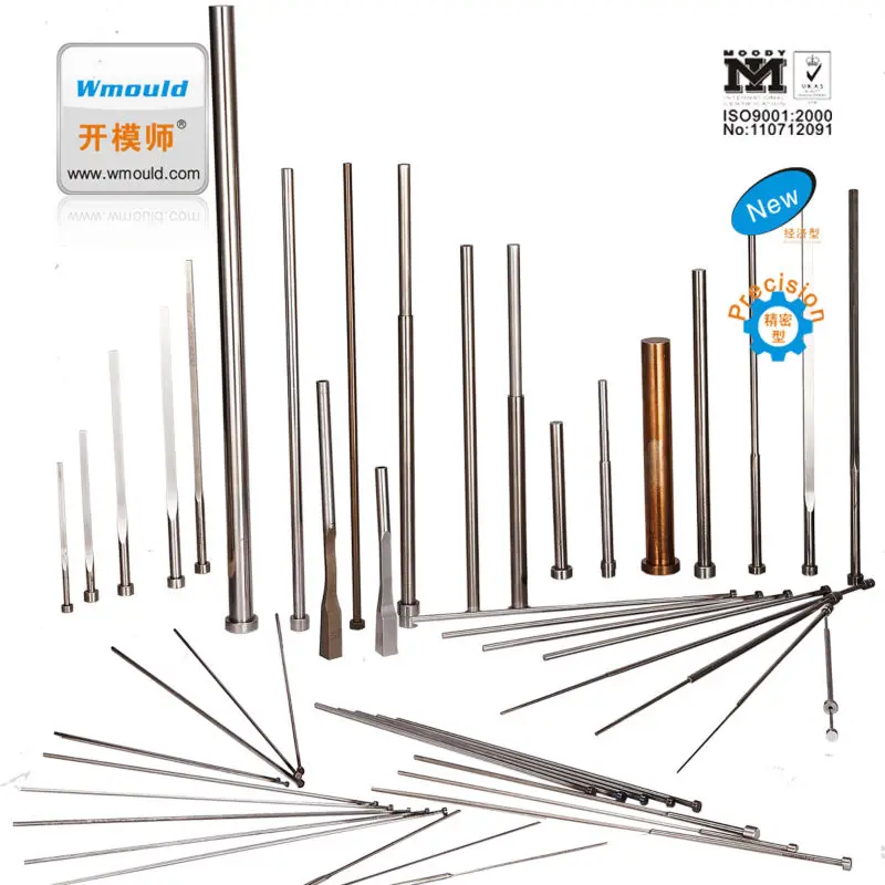 Dlc Surface Treatment Skd61 Injection Mold Parts Ejector Pin - Buy ...