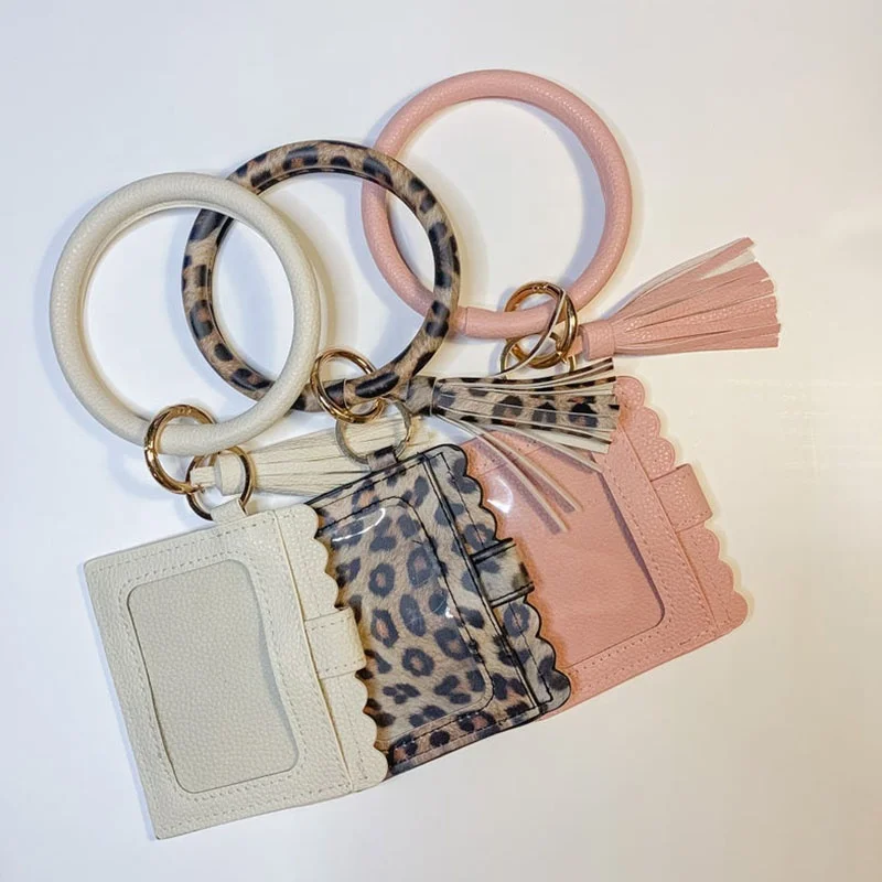 Leather Leopard Keyholder Wallet Wholesale Fashion Leather Women's ...