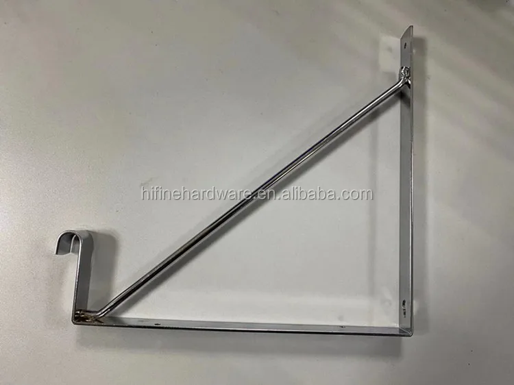 Heavy Duty Chrome Oval Tube Plated Closet Rod & Shelf Bracket| Alibaba.com