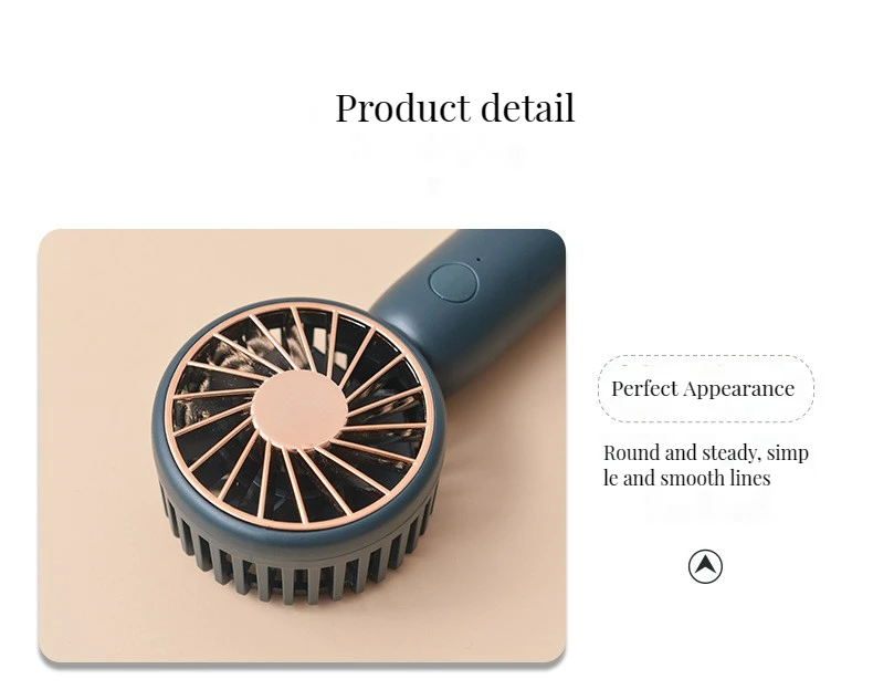 Mini Fan Usb Fan Handheld Portable Fan Buckle Charging Silent For ...