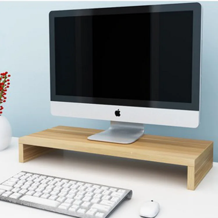 Computer Monitor Elevator - Versatile Wooden Desktop Racks