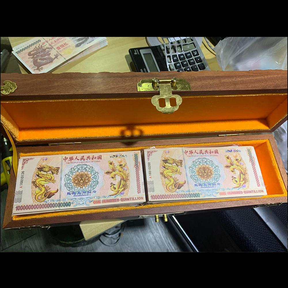 1000 Pcs Chinese Dragon and Phoenix Dragon Carving Banknote