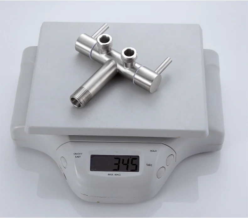 Hot Sale Dual Handle Stainless Steel 304 Cold Water Tap Double Outlet ...