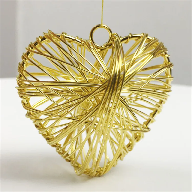Hot Selling Diy Colorful Wire Heart Shape Pendant Art And Crafts ...