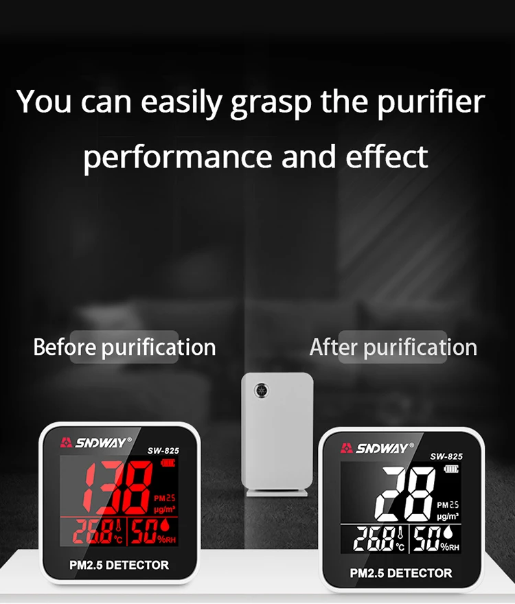 SNDWAY PM2.5 Air Detector - Portable & Accurate Monitor