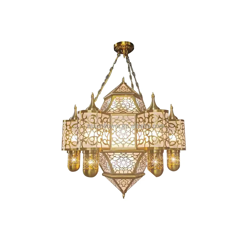 Moroccan Islamic Chandeliers Customization Mosque Lamp Hanging Lights ...