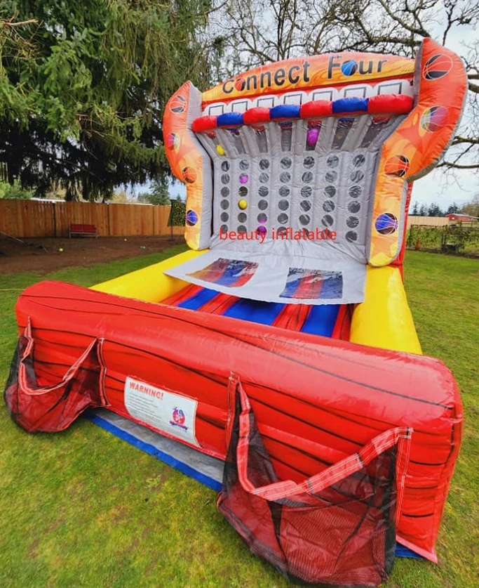 Giant Shoot Four Game Connect 4 Inflatable Basketball Sports Challenge ...