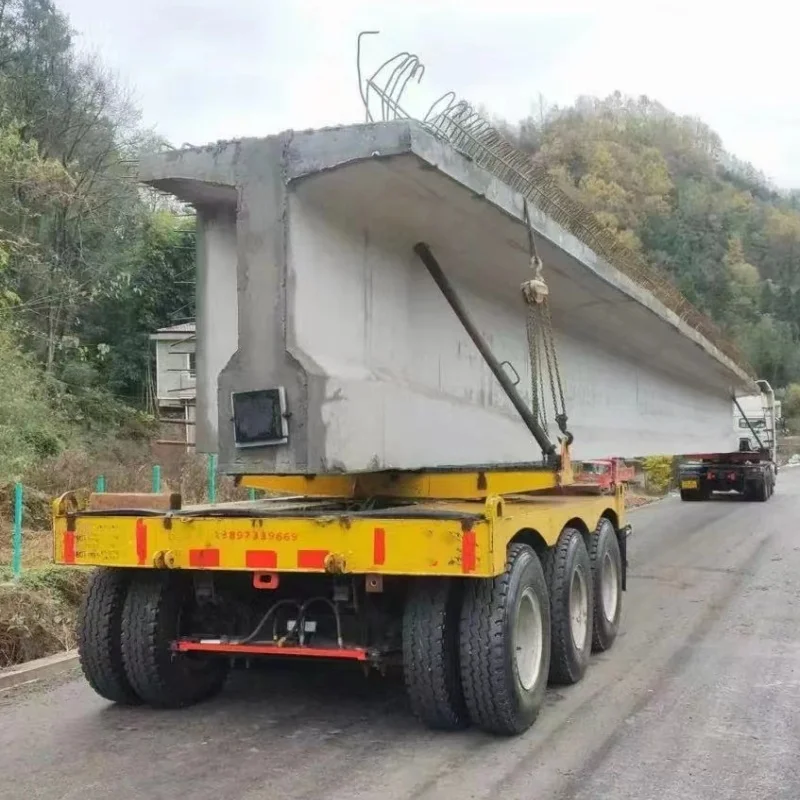 Concrete Precast Girder Transporter Vehicle Bridge Beam Trailer For ...