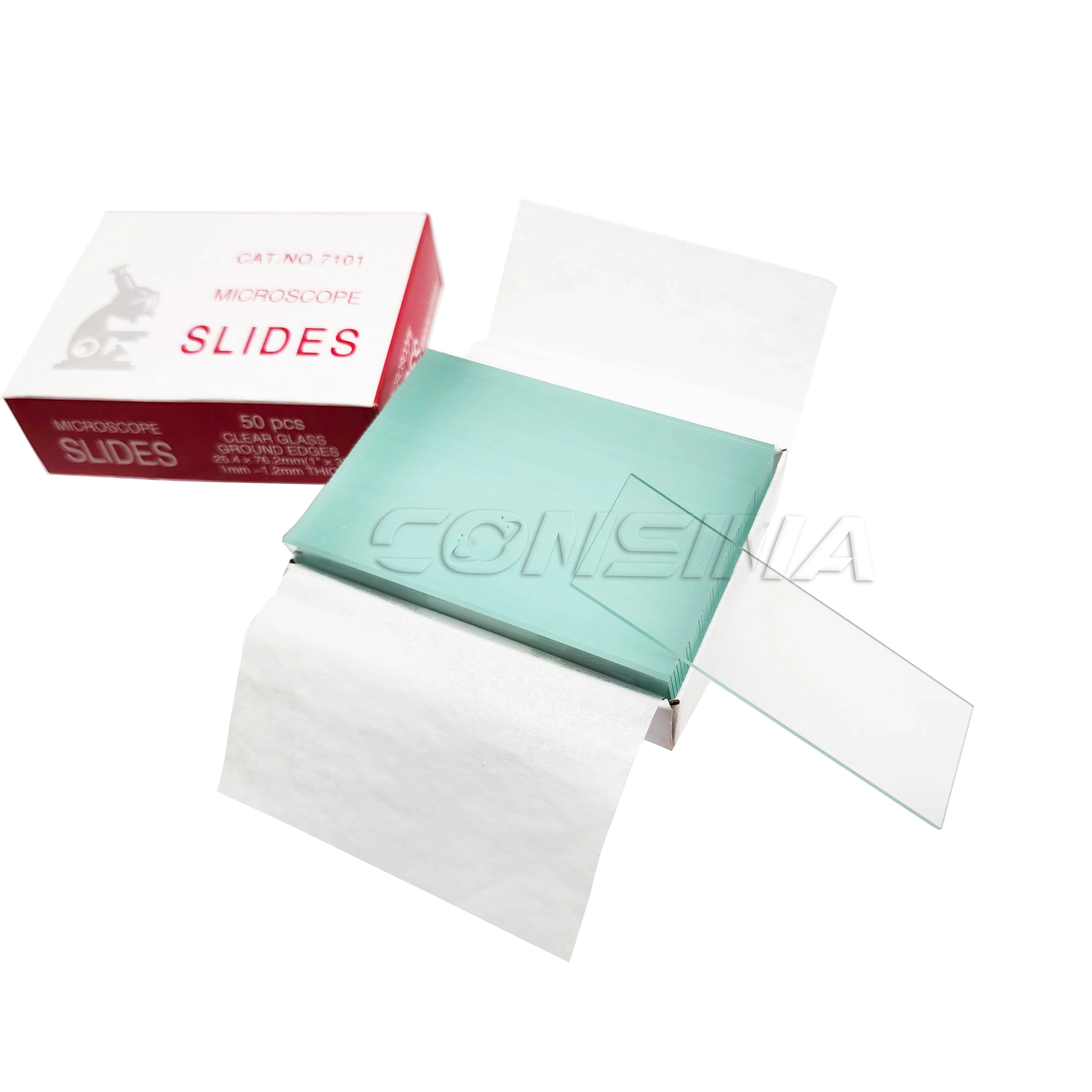 Laboratory Medical Microscope Prepared Slides Disposable Color Frosted ...