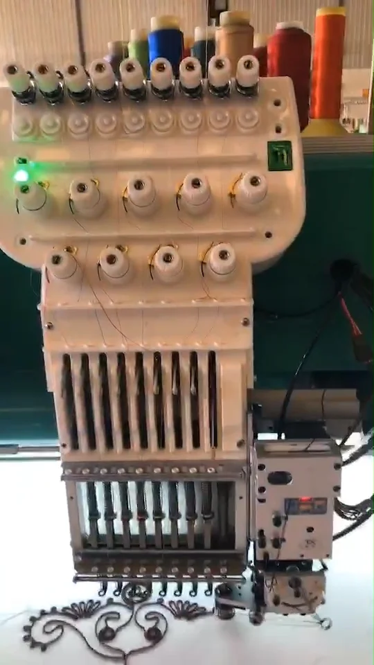 Machine De Broderie Automatique,Pour Broderie À 15 Têtes,9 Aiguilles ...