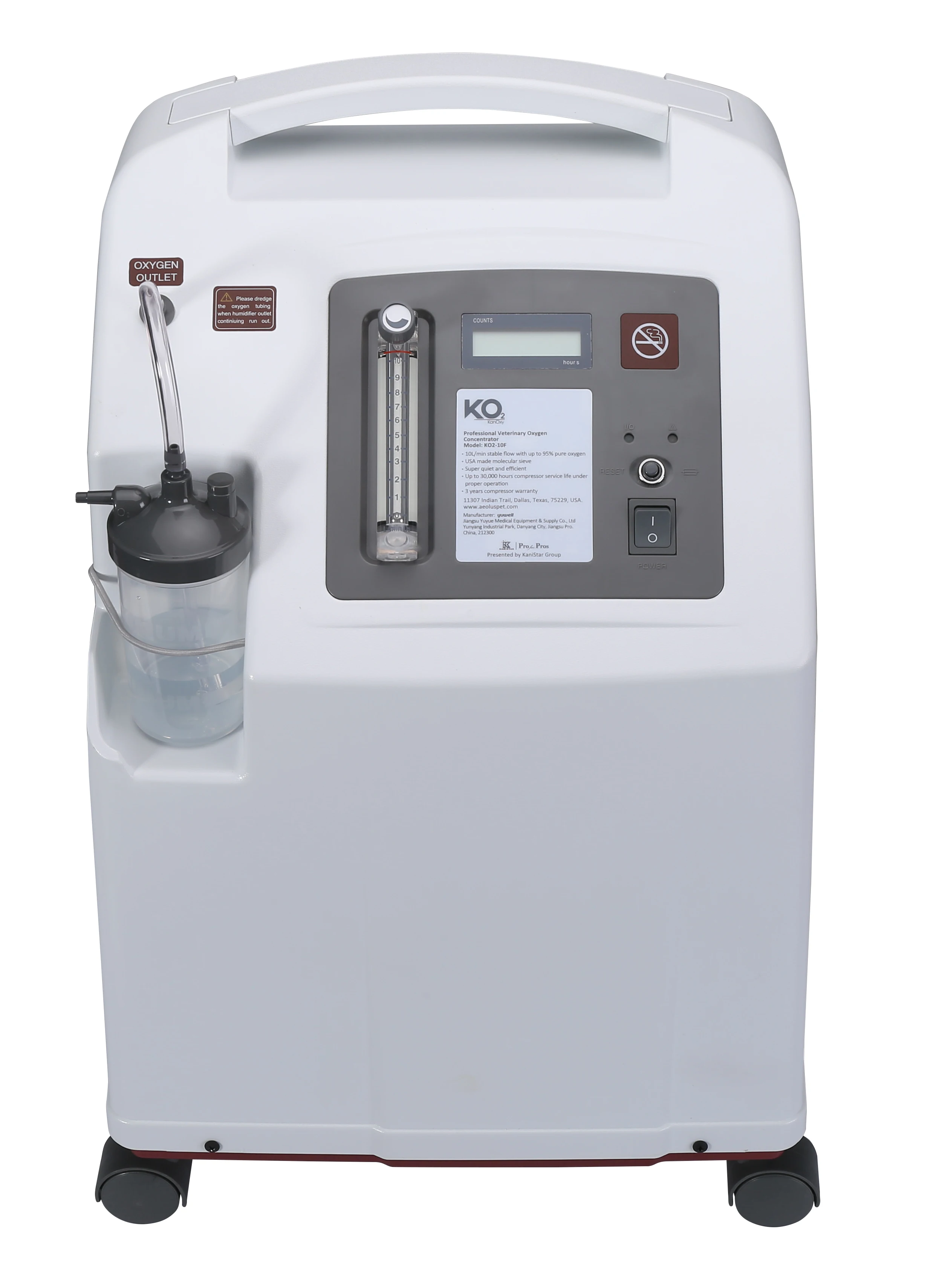 Ko2-10f Vet 10l Capacity Oxygen Generator Clinic Oxygen Concentrator ...