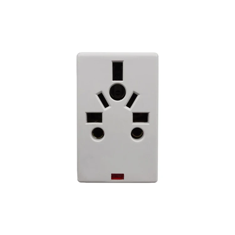 Universal 3 Round Pin 5amp Plug Adapter - Travel Easy