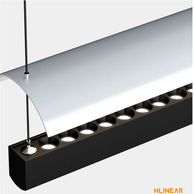 Hlinear Lens Series LED Linear Light Aluminum Lighting Fixture ...