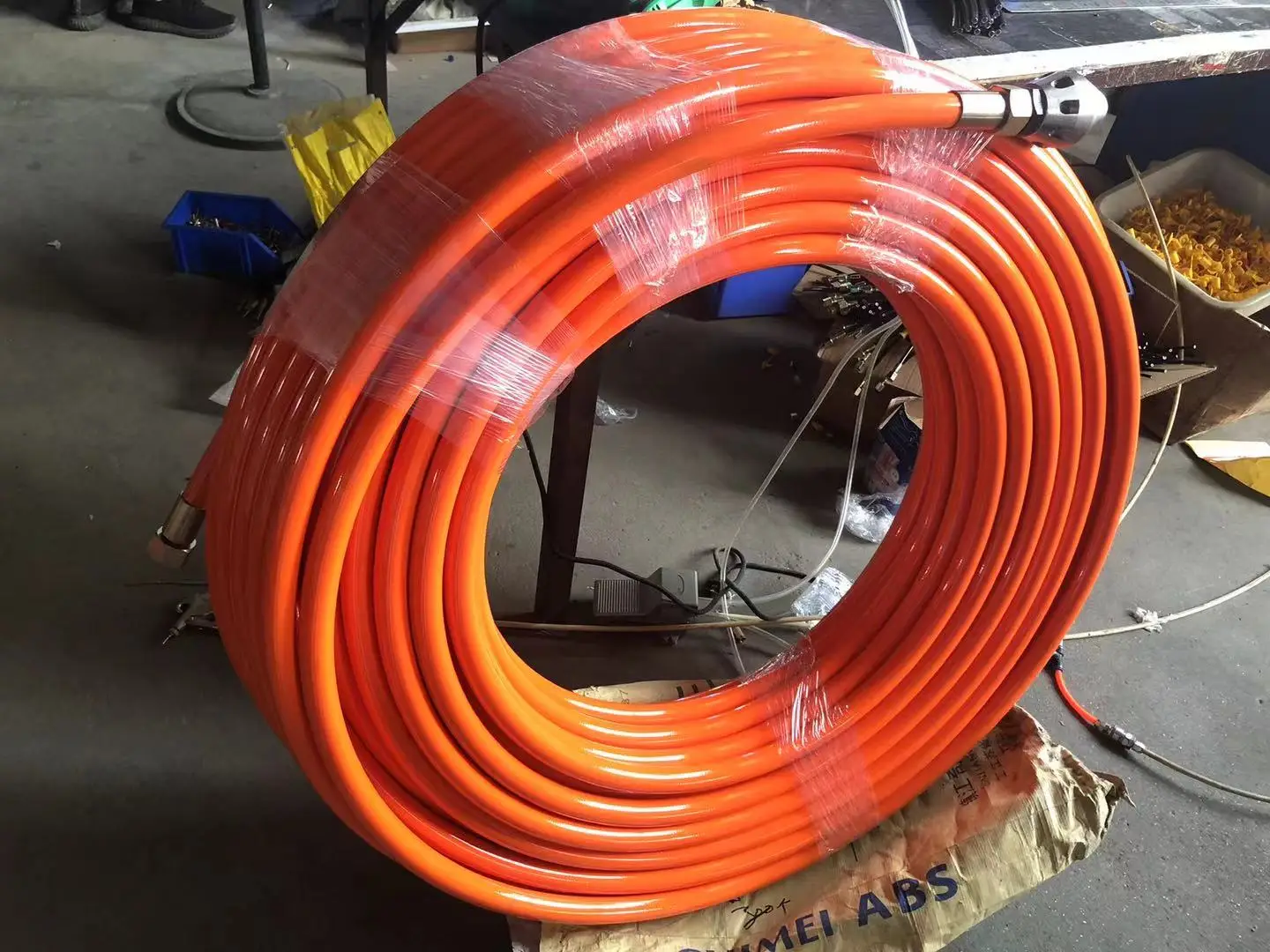 Orange Color Thermoplastic Elastomer Sewer Jet Cleaning Hose - Buy ...