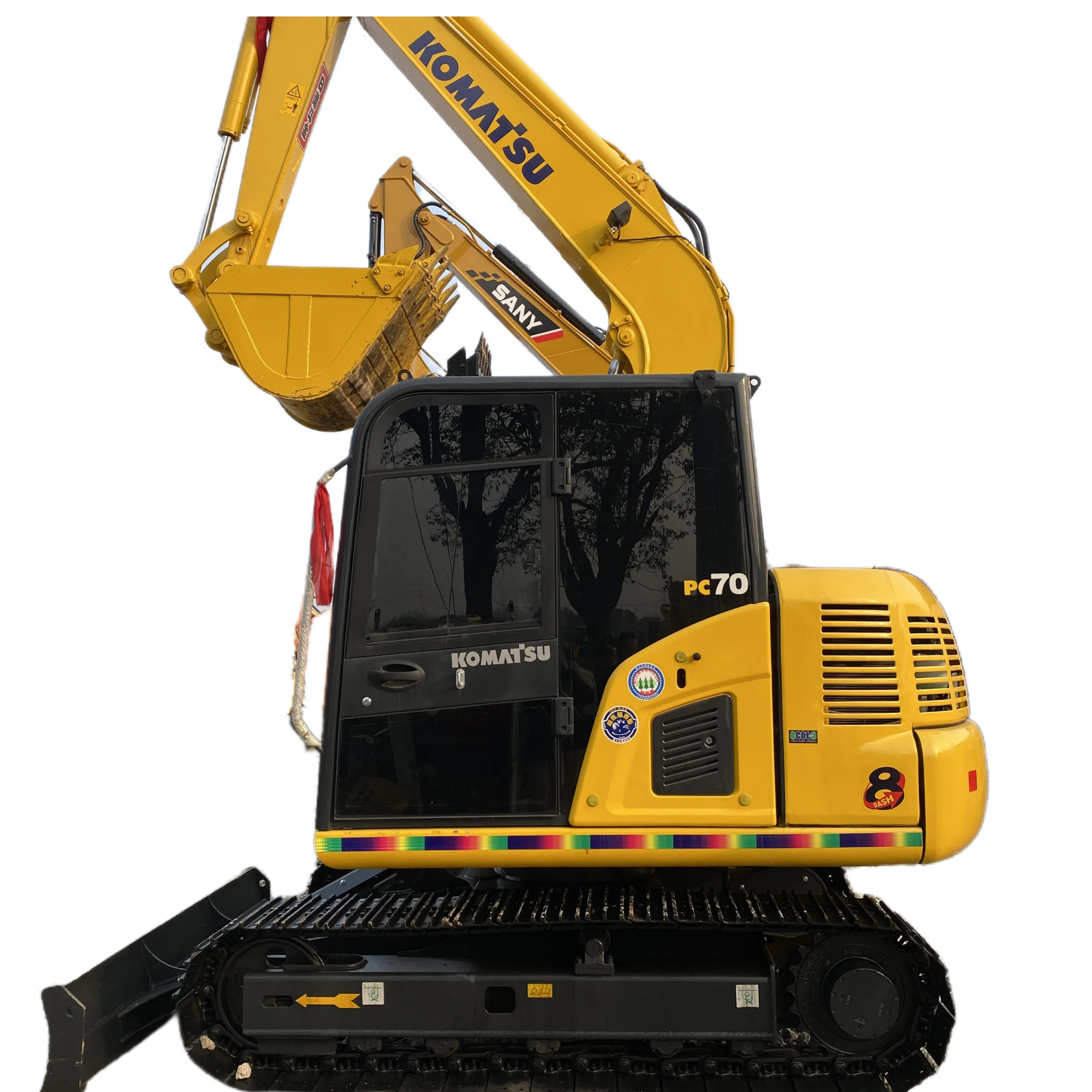 Japanese Made Used Komatsu Pc70 Excavator Stock Mini Excavator Komatsu ...