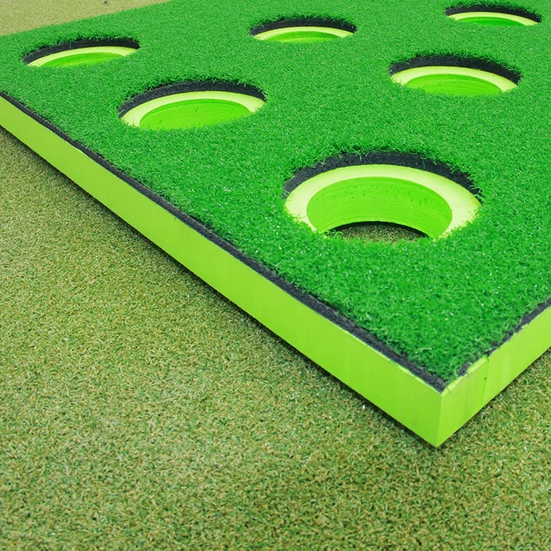 Putting Battle Mat Portable 2 Side 2-on-2 Golf Putting Green Outdoor ...