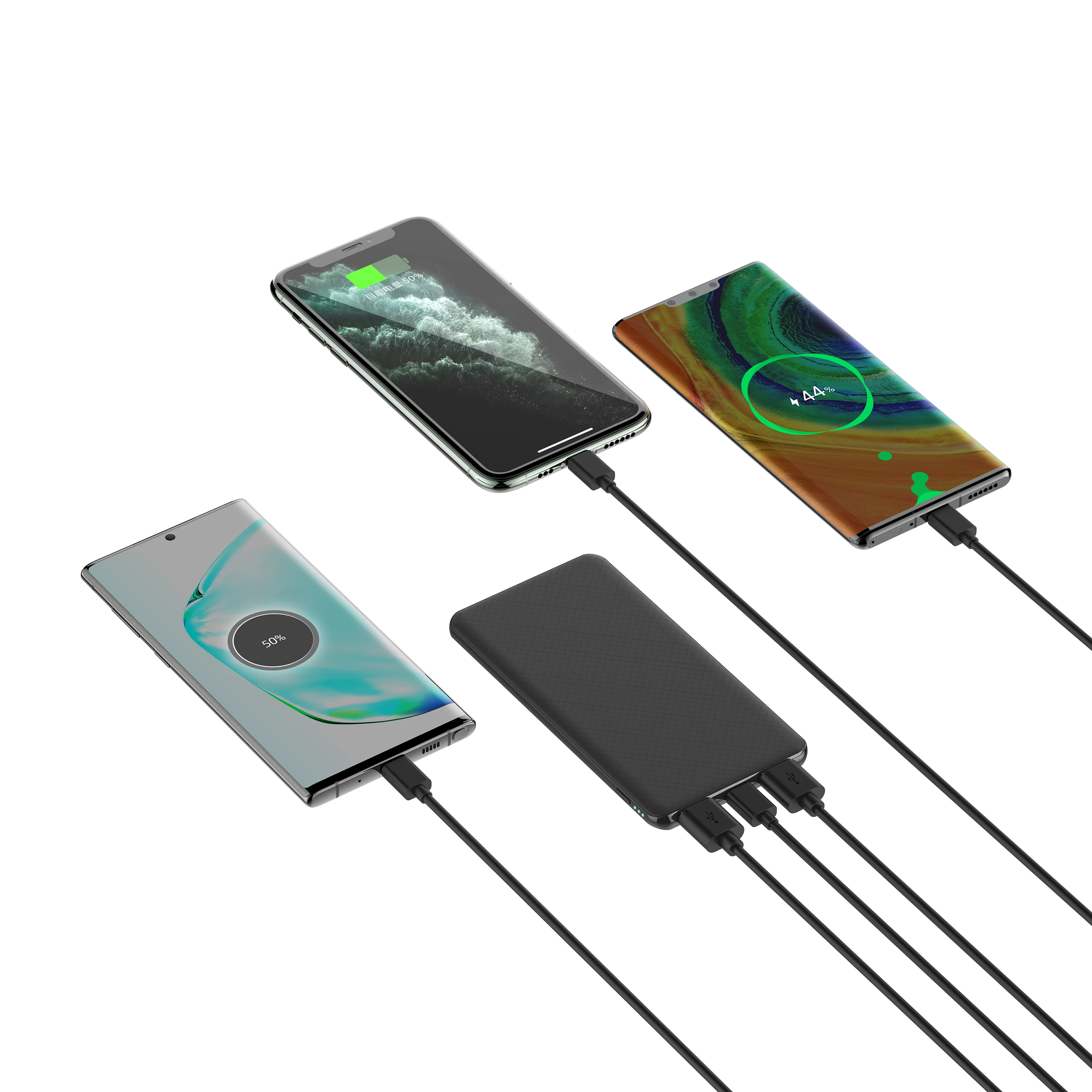 Type C Power Bank - 5000mah Dual USB Output Backup Battery