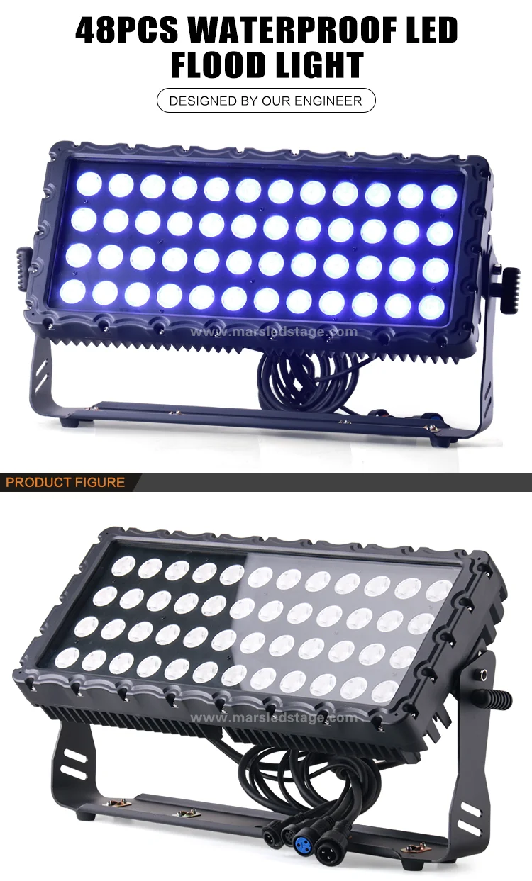 48PCS 10W City Color Light RGBW 4in1 - IP65 Waterproof LED