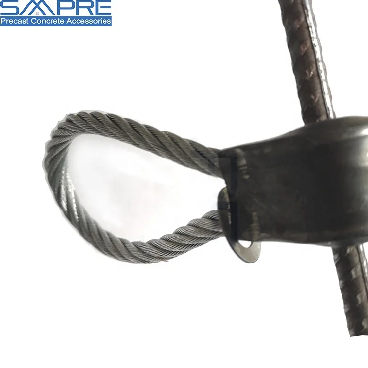 Bent/angled Wire Rope Cast-in Lifting Loop For Construction Precast ...