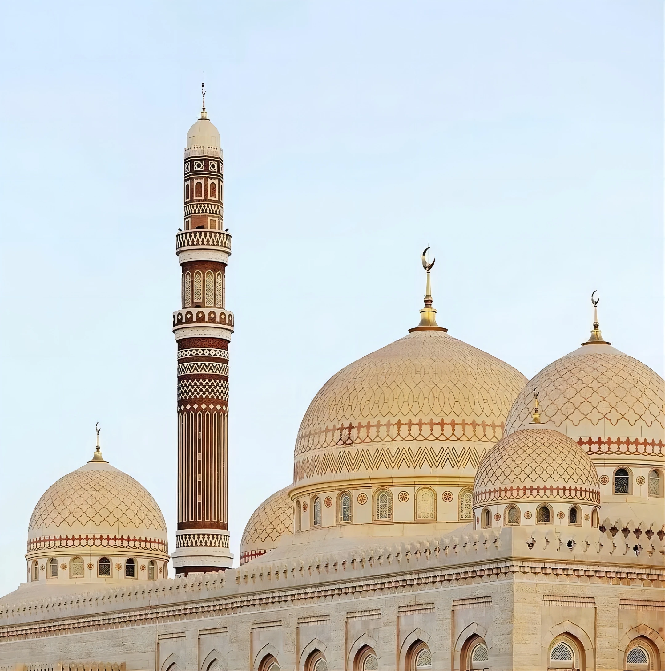 GRC Fiberglass Reinforced Islamic Domes for Church Building Decoration