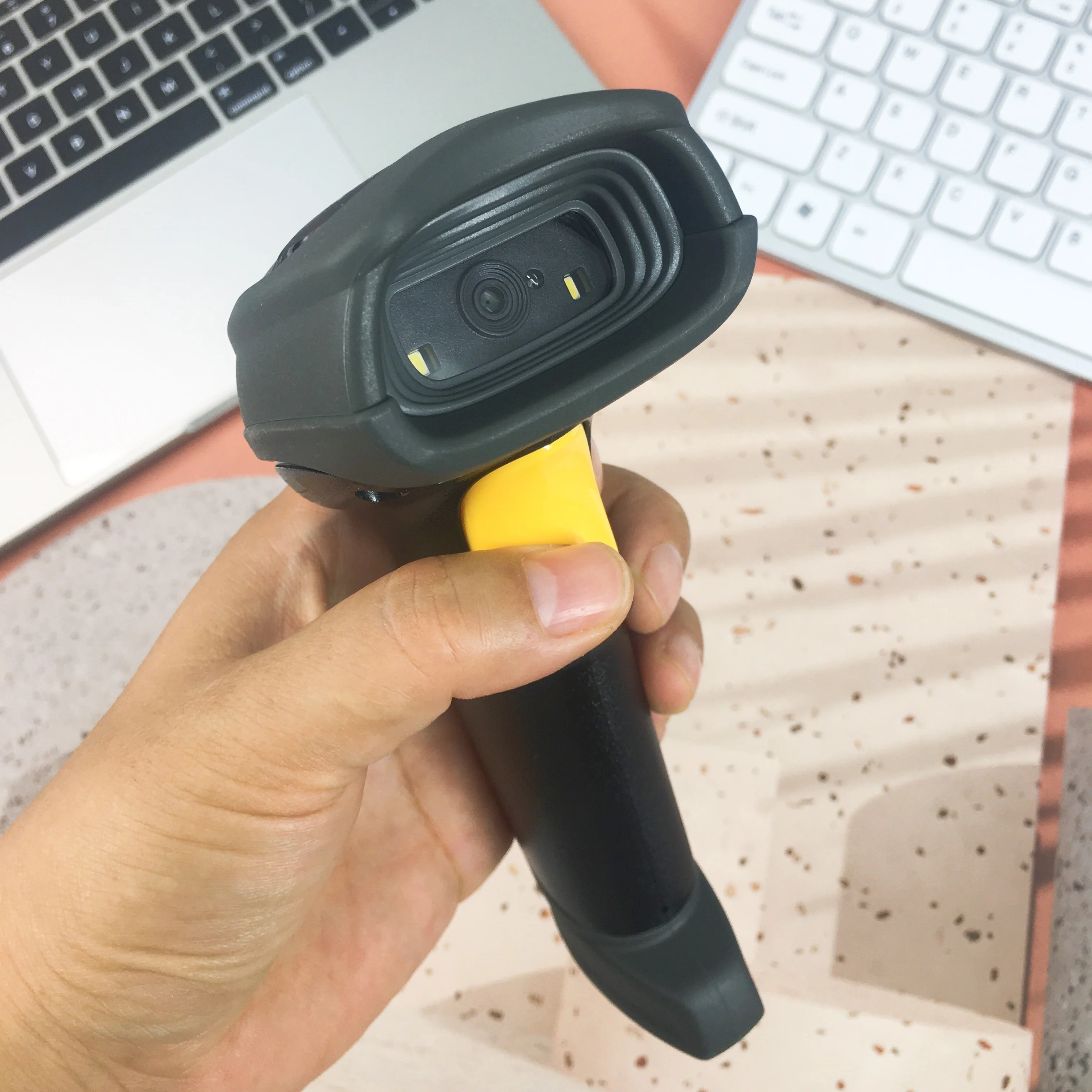 Mindeo MD6600-HD Wired Handheld QR Scanner - 1D 2D Bar Code Reader