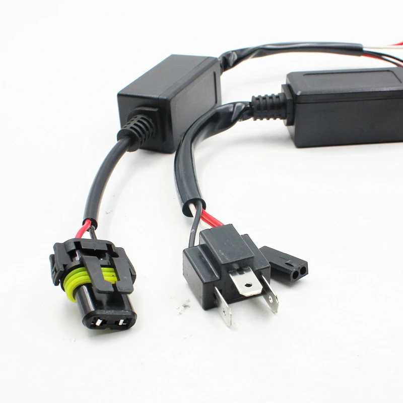 Mini H4 Relay Harness - 9-36V HID Xenon Controller Cable