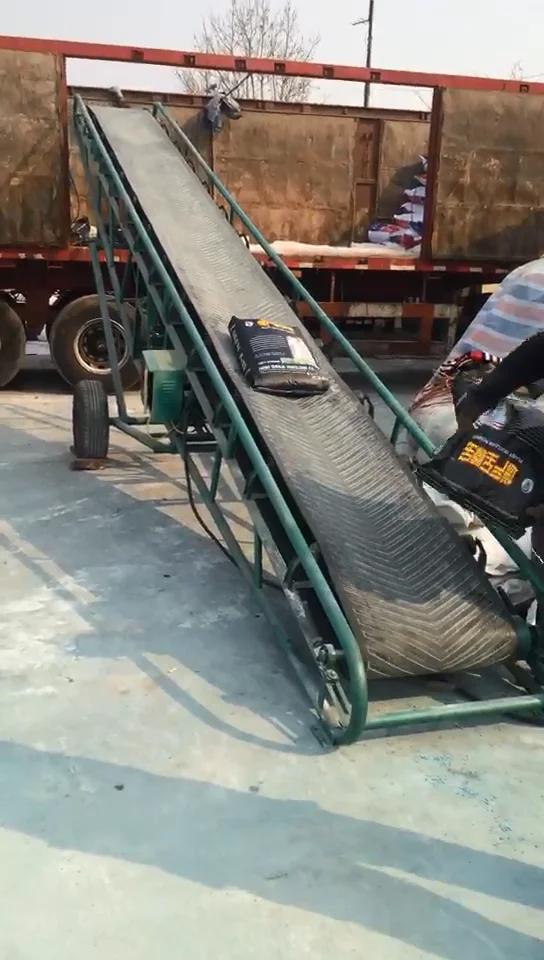 Mini Portable Belt Conveyor With Metal Hopper - Buy Portable Belt ...