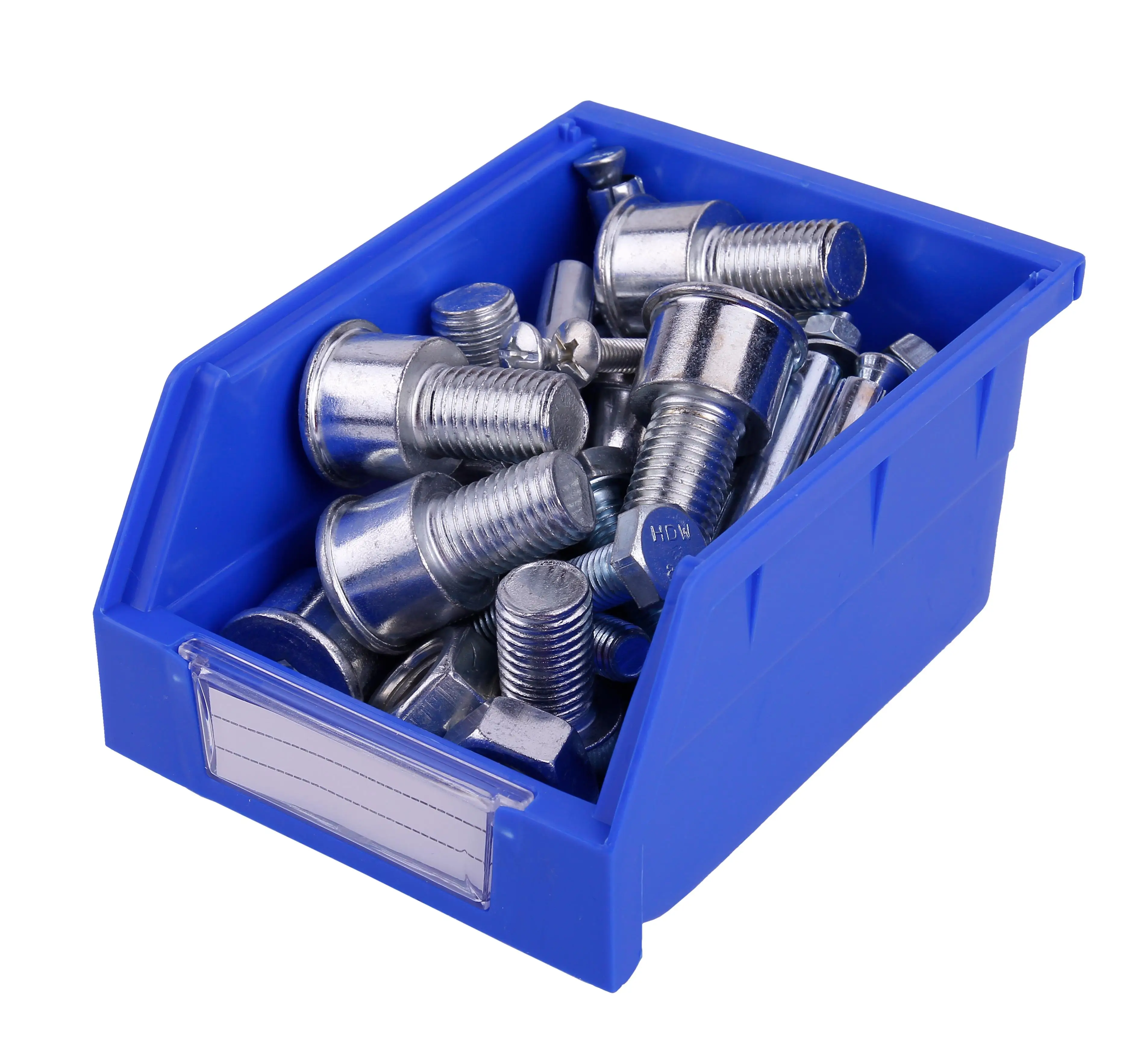 Storage Bin With Wall Mount Hanging Plastic Shelf Bin Open Front ...