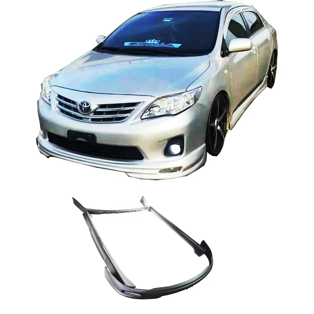 Toyota Corolla 2008-2010 Body Kit with Front Lip & Side Skirts, OEM