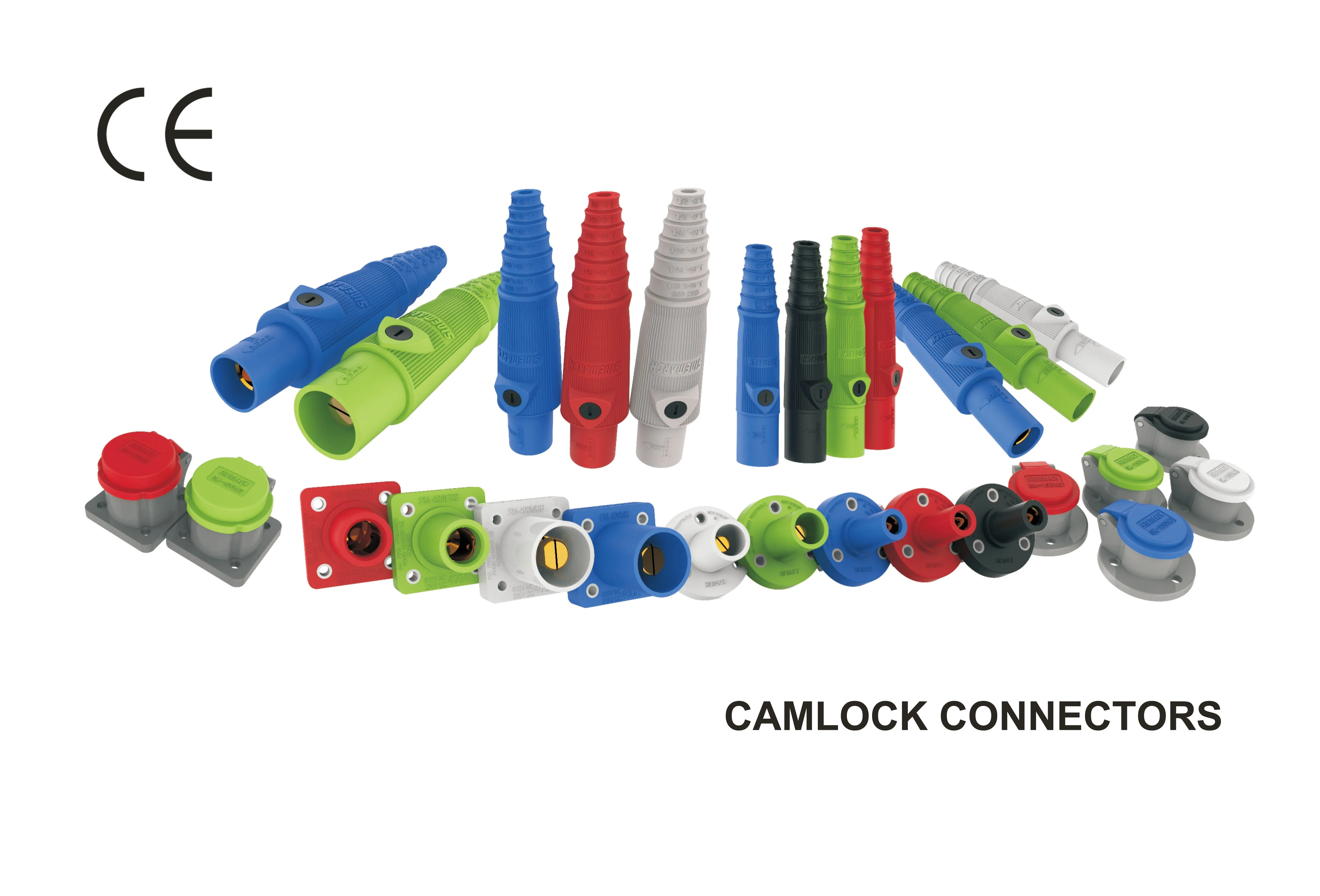 200A Male Power Panel Mount Camlock Connector Socket - 600V AC Power ...