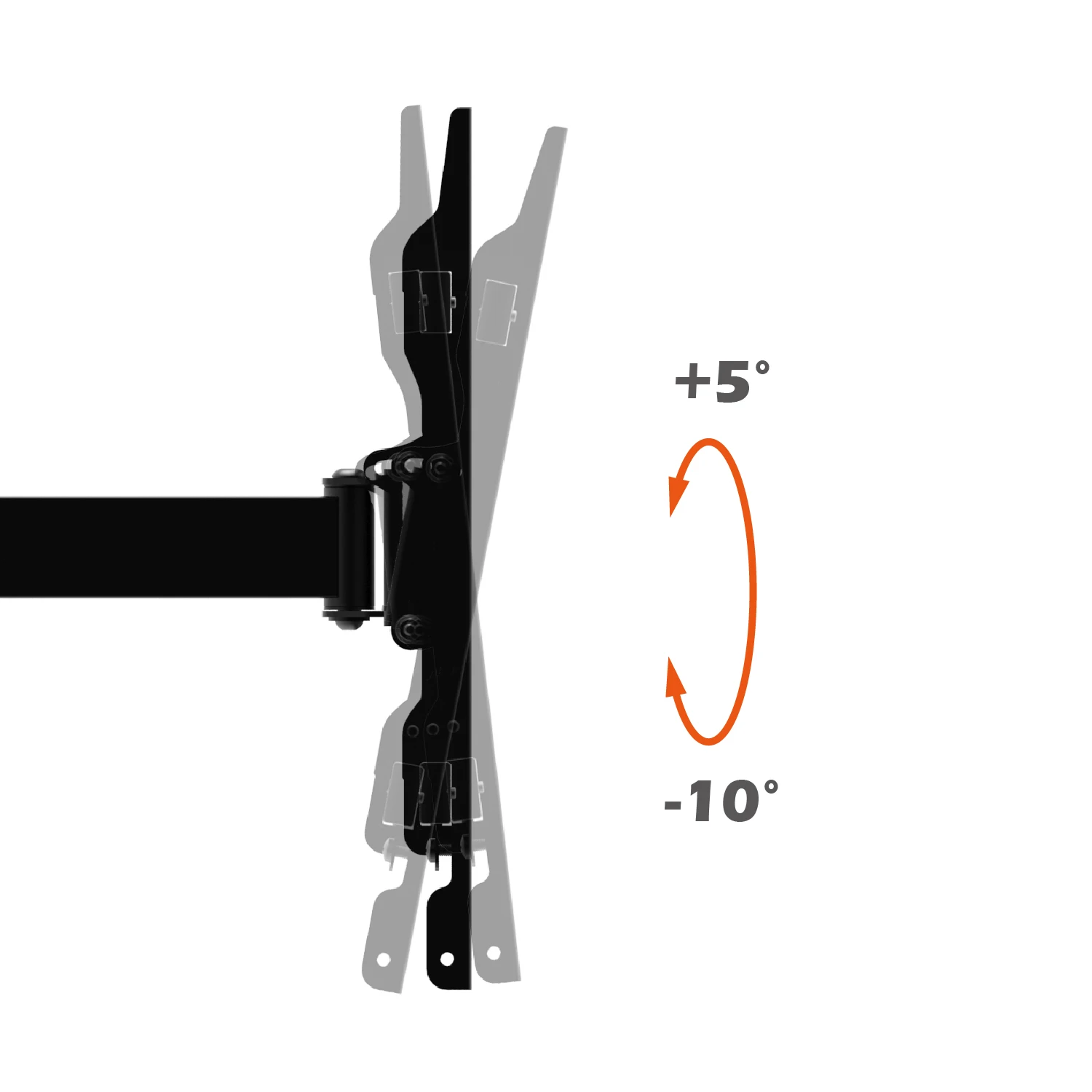Charmount 180 Degree TV Mount - Adjustable & Stylish