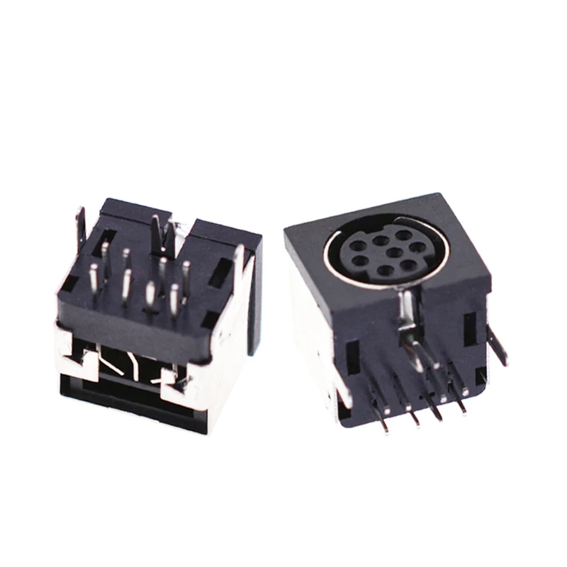 DIN-802 Female Mini Din Socket Connector for PCB & Custom OEM