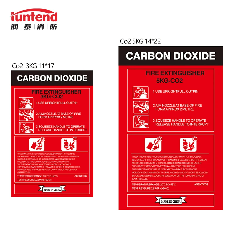 Customize Fire Extinguisher Sticker Labels with OEM & ODM